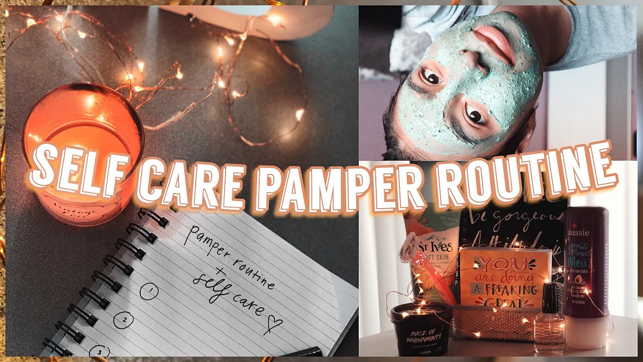 MY PAMPER ROUTINE (at home self care day) - YouTube