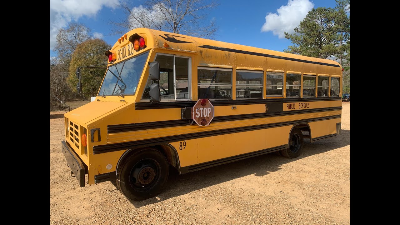 1999 Chevrolet Step Van 35 Passenger Blue Bird School Bus (80,841 Miles ...
