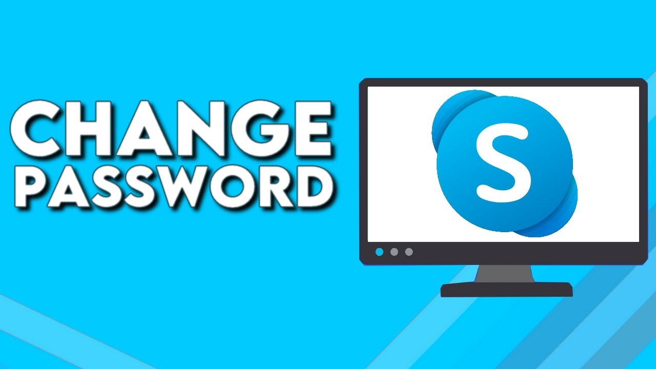 How To Change Password on Skype PC - YouTube