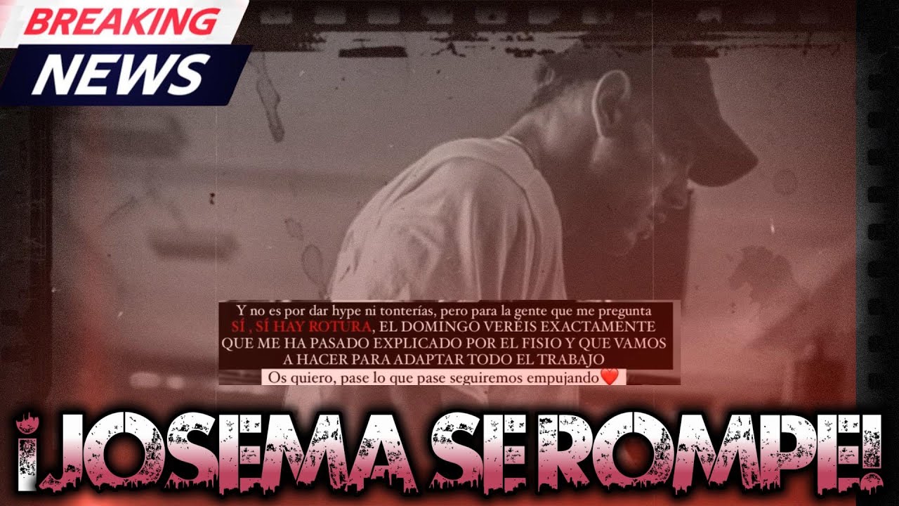 ÚLTIMA HORA| ¡Josema SE ROMPE a 7 SEMANAS del Olympia! PELIGRA su VIAJE ...