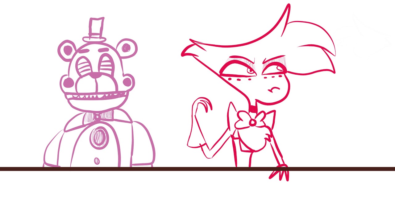 Angel Flirts with Funtime Freddy - Hazbin Hotel Fan Animatic - YouTube