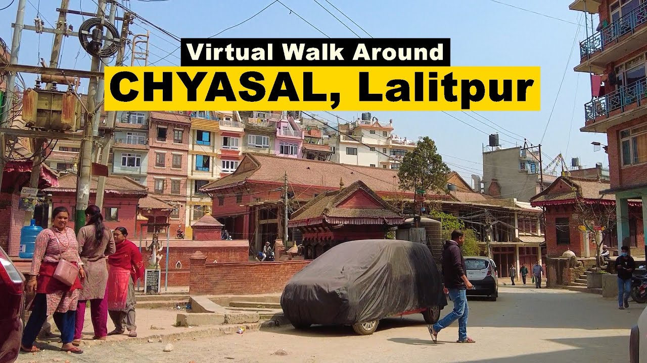🇳🇵4K CHYASAL - Lalitpur City Walk Morning - 4k Virtual Walking Tour ...