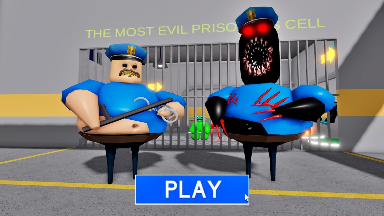 BARRY.EXE VS POLICE BARRY'S PRISON RUN! SCARY OBBY Full Gameplay # ...
