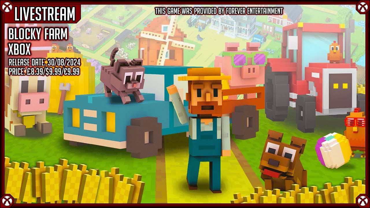 Livestream - Blocky Farm (Xbox) - #BlockyFarm - YouTube