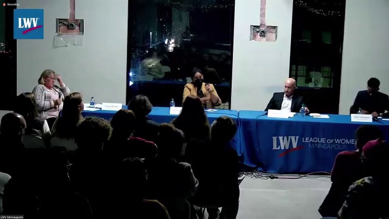 Minneapolis City Council Ward 10 Candidate Forum - League of Women Voters - Oct 26, 2023 - YouTube