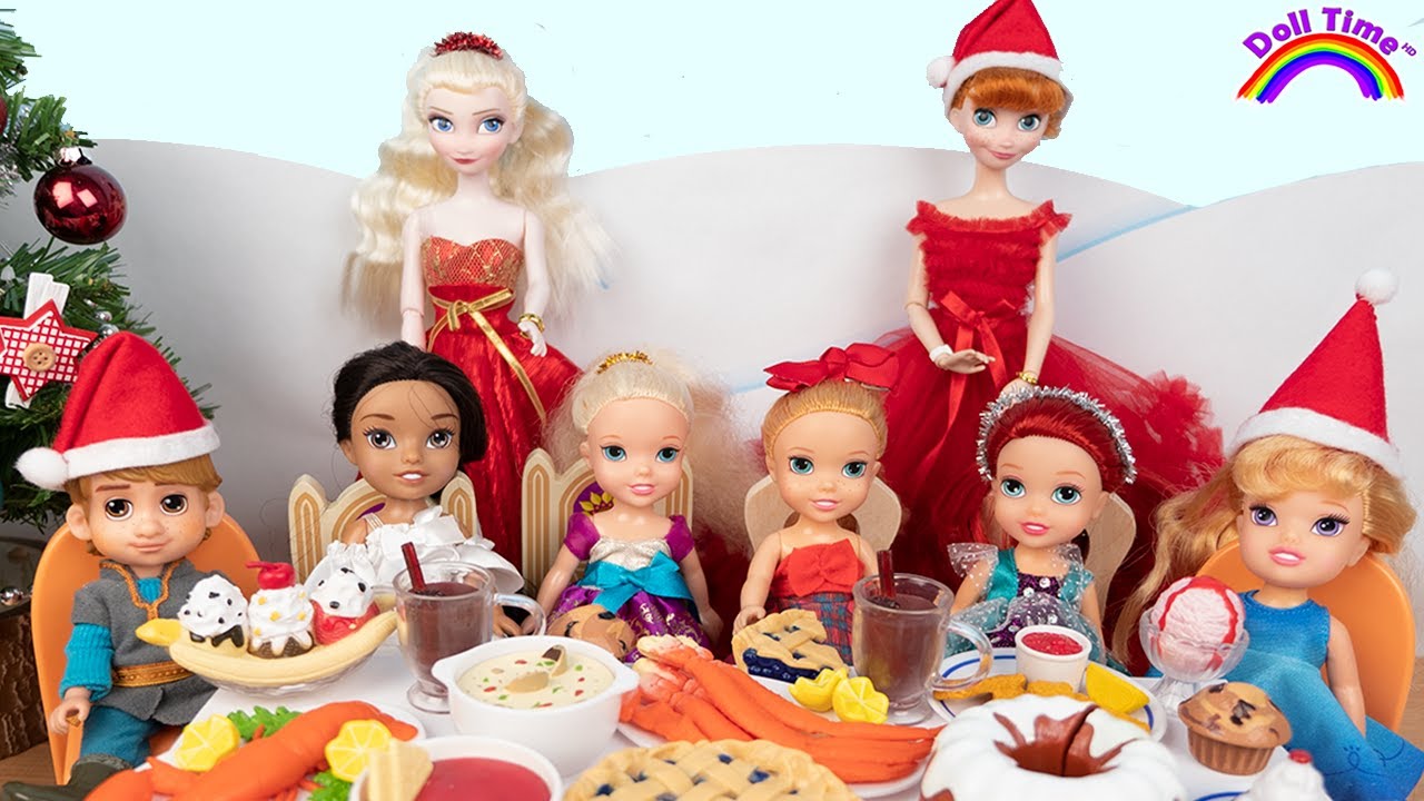 New Years Eve Party! Elsa Anna celebrating w/ friends and family - YouTube