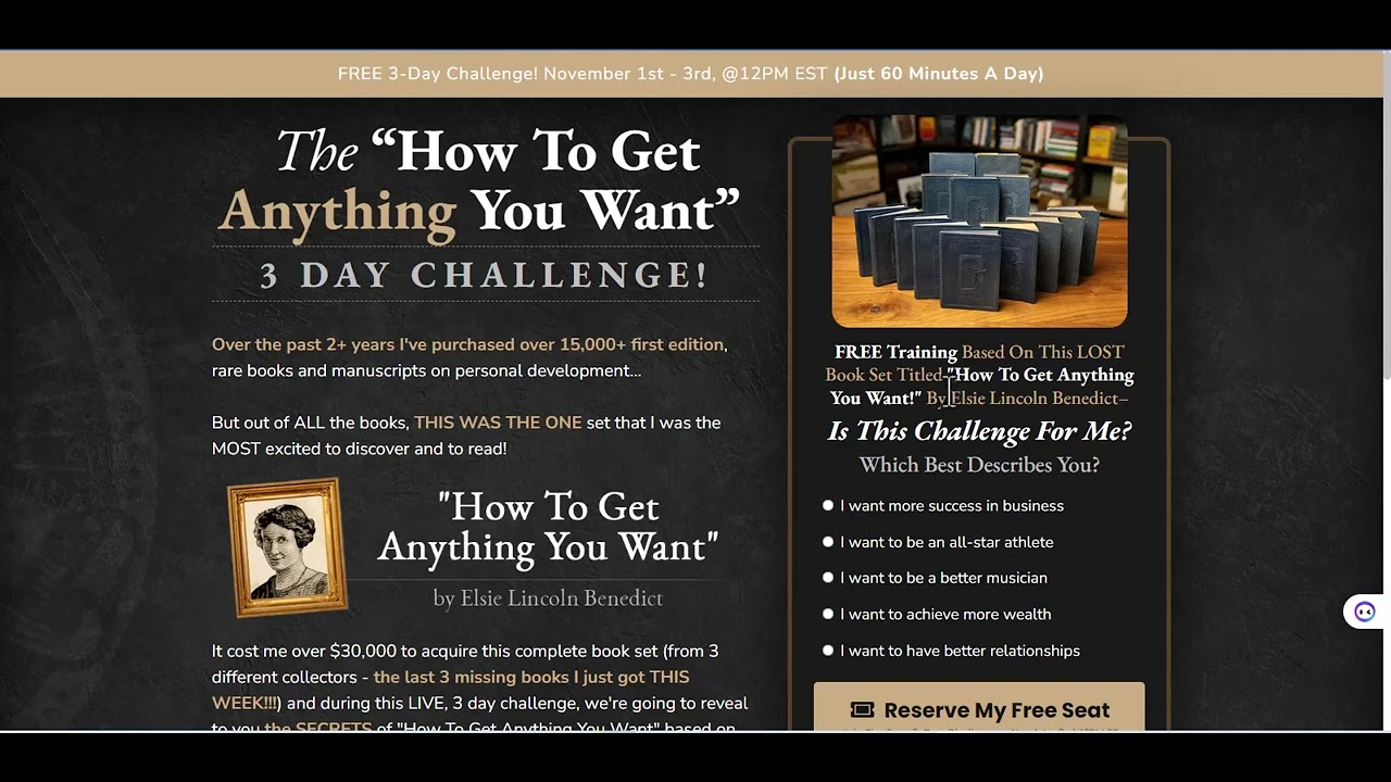 How To Get Anything You Want - 3 Day Challenge - Secrets Of Success ...