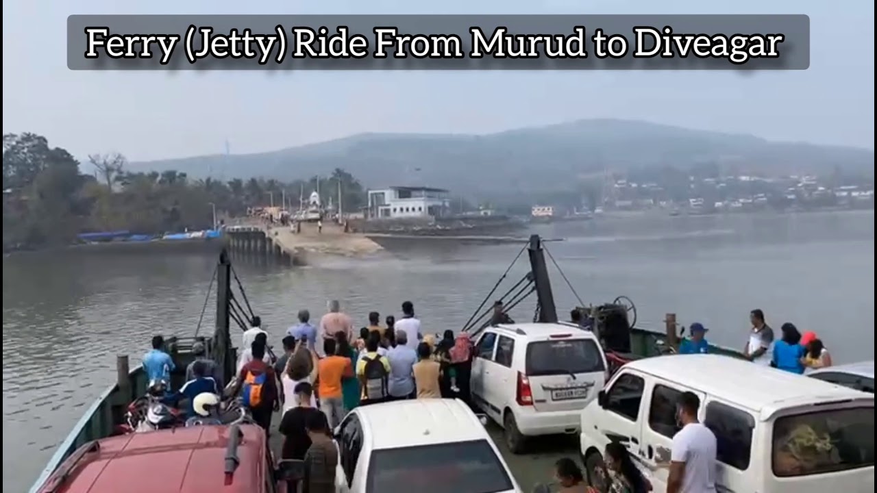 Ferry (Jetty) Ride from Murud to Diveagar #MurudJanjira #Diveagar # ...