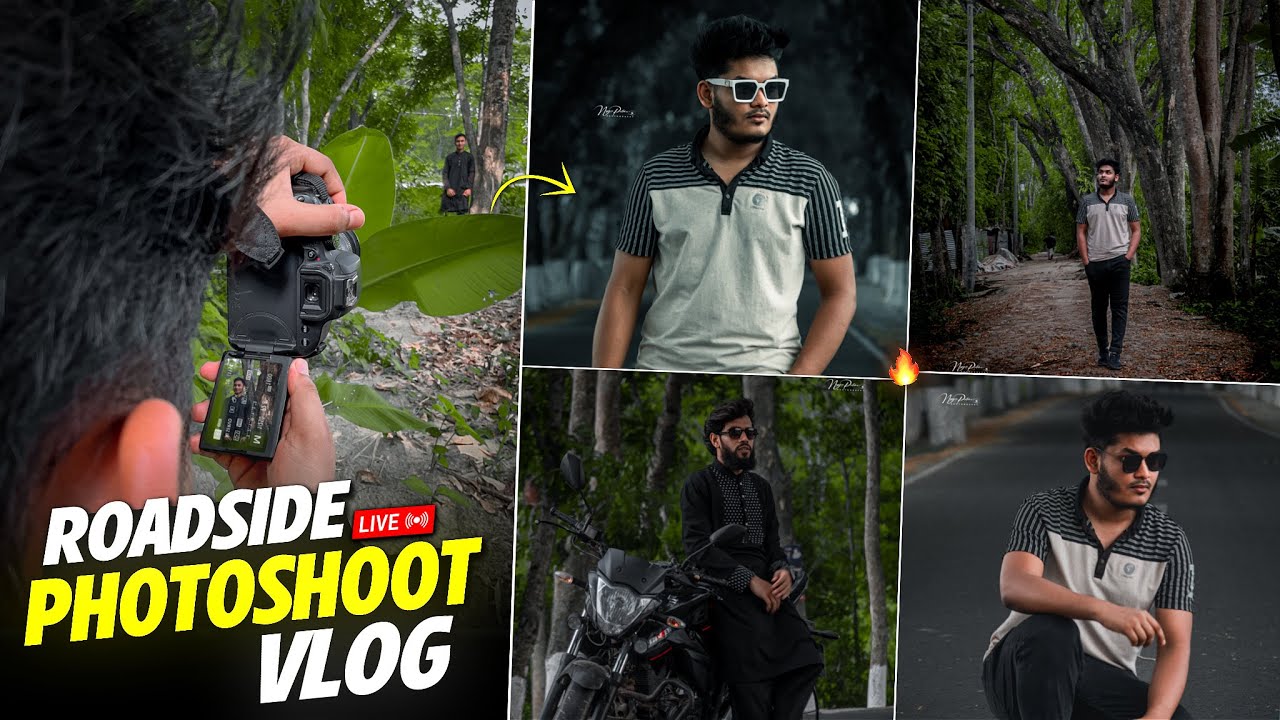 Random Road-side Photoshoot Vlog With Canon 800D🔥 | Photoshoot Vlog ...