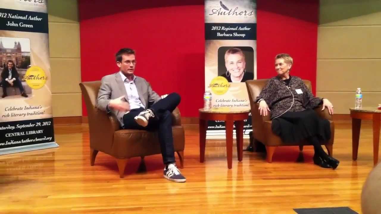 John Green @ Indianapolis Public Library (29th of September, 2012 ...