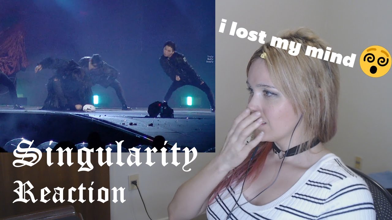 BTS (방탄소년단) V focus 'Singularity' fan reaction - YouTube