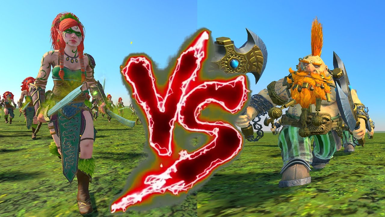 Bladesingers VS Doomseekers. Total War Warhammer 3 - YouTube