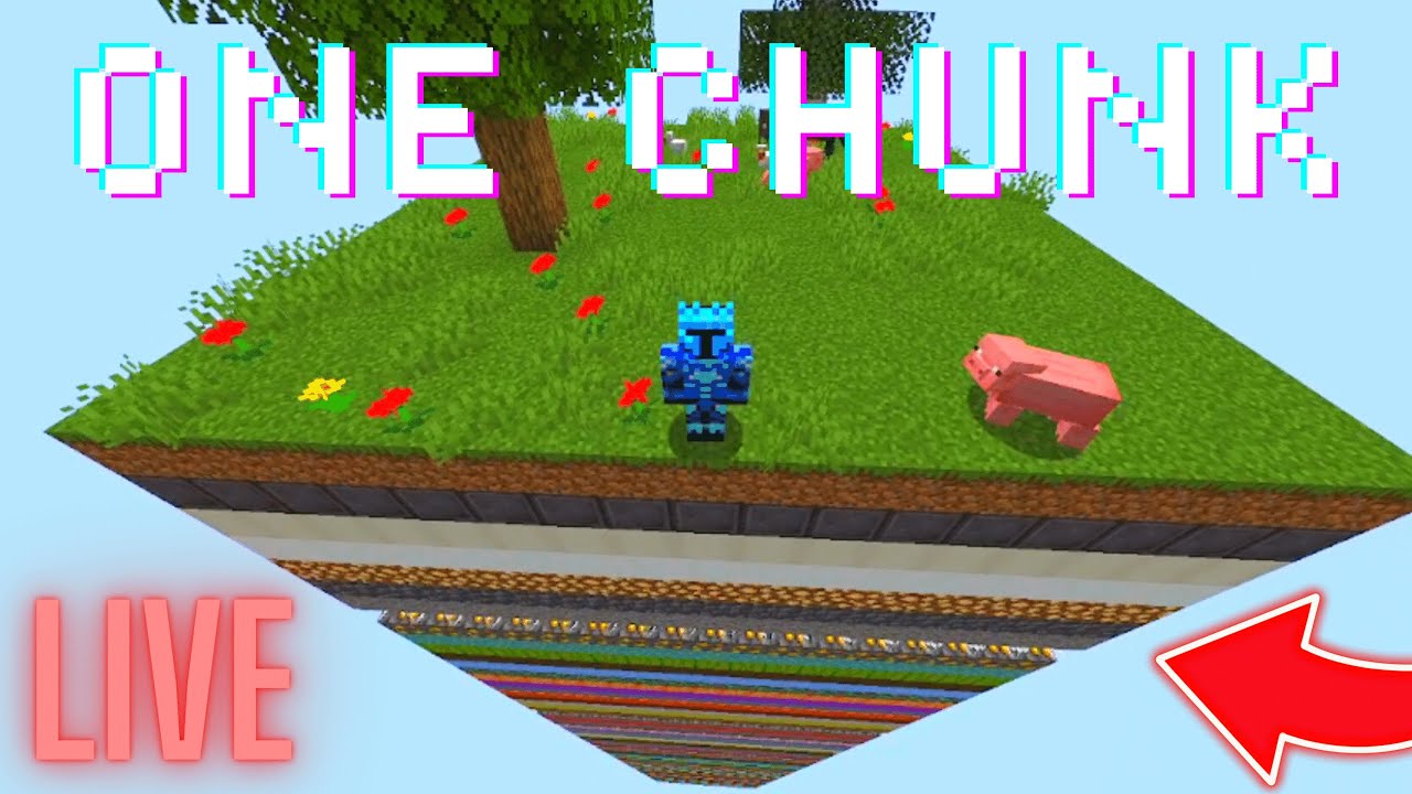 Minecraft One Chunk LIVE (Random One Chunk) - YouTube