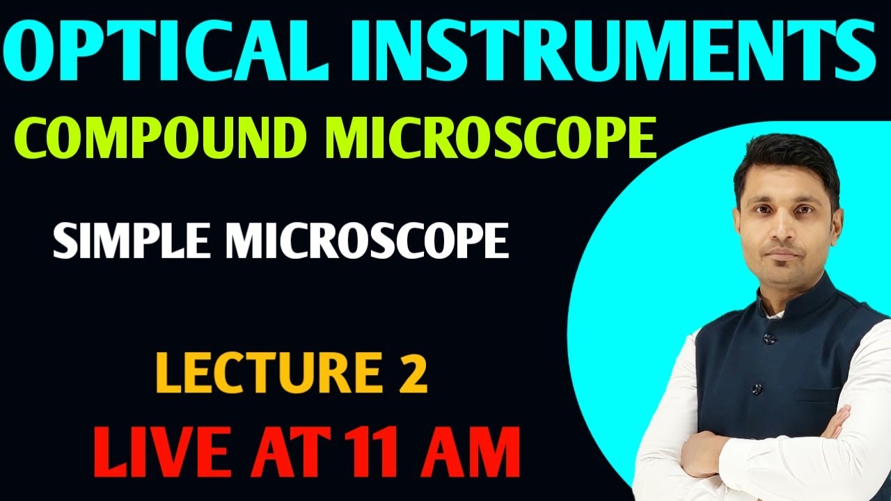 RAY OPTICS CLASS 12| OPTICAL INSTRUMENTS| SIMPLE MICROSCOPE| COMPOUND ...