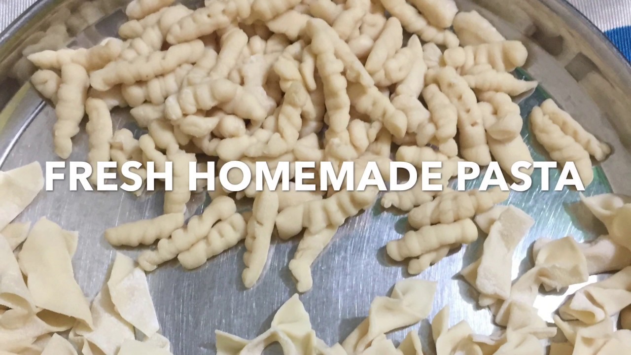 Fresh Homemade Pasta Without Pasta Machine | 3 different styles of ...