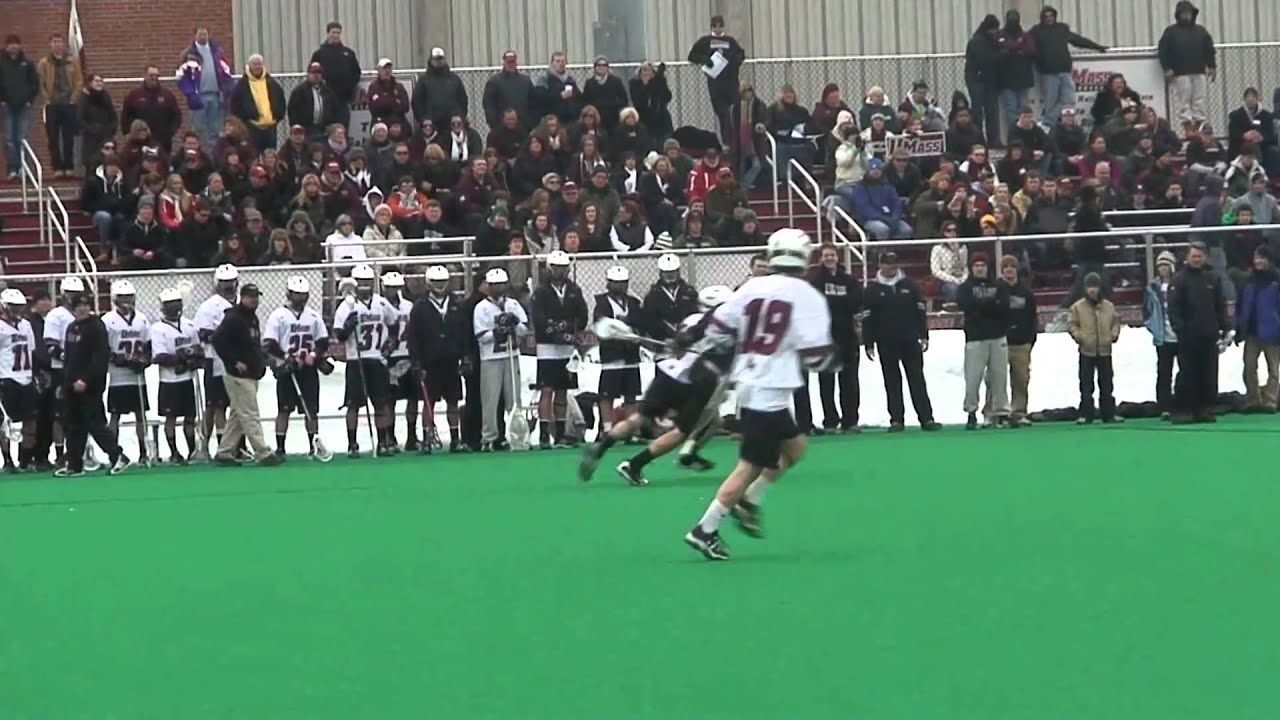 Mike Fetterly scores for UMASS LAX vs Army - YouTube