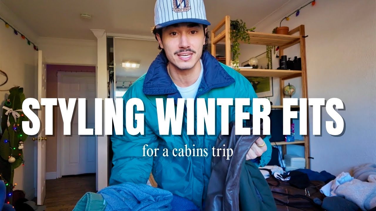 pack & style WINTER FITS w/ me - YouTube