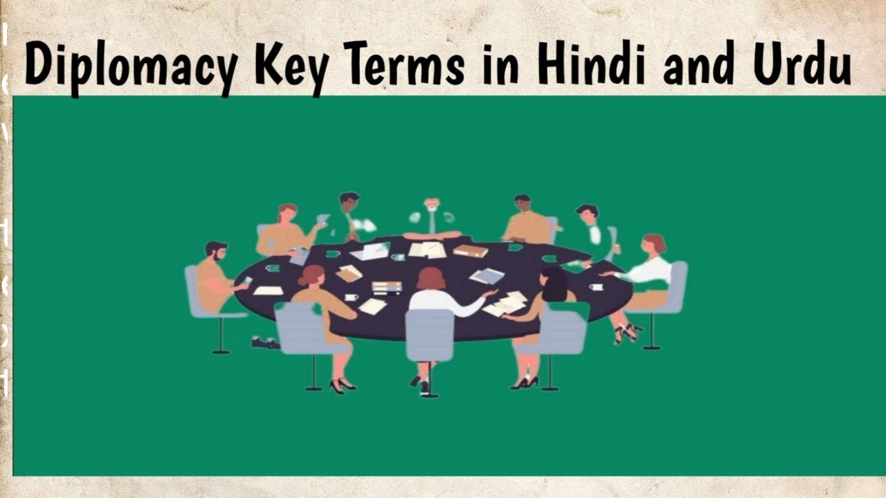 Who is a Diplomat || Diplomacy Key Concepts in Hindi and Urdu - YouTube