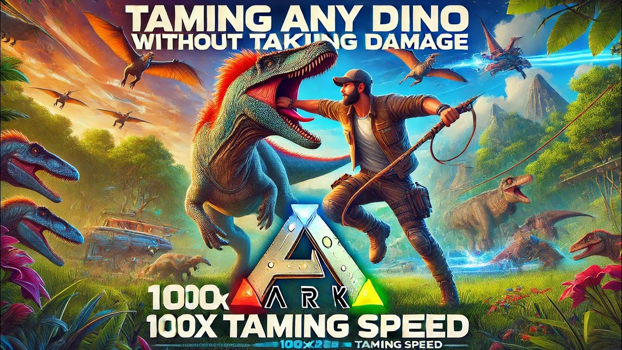 "How to Tame Dinosaurs in ARK Ultimate Edition with 100x Speed & No ...