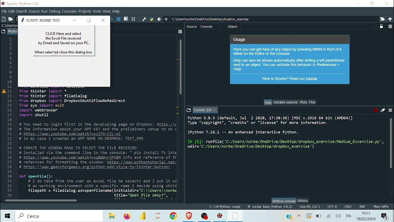 Dropbox Authentication with Python : How to upload files from a local ...