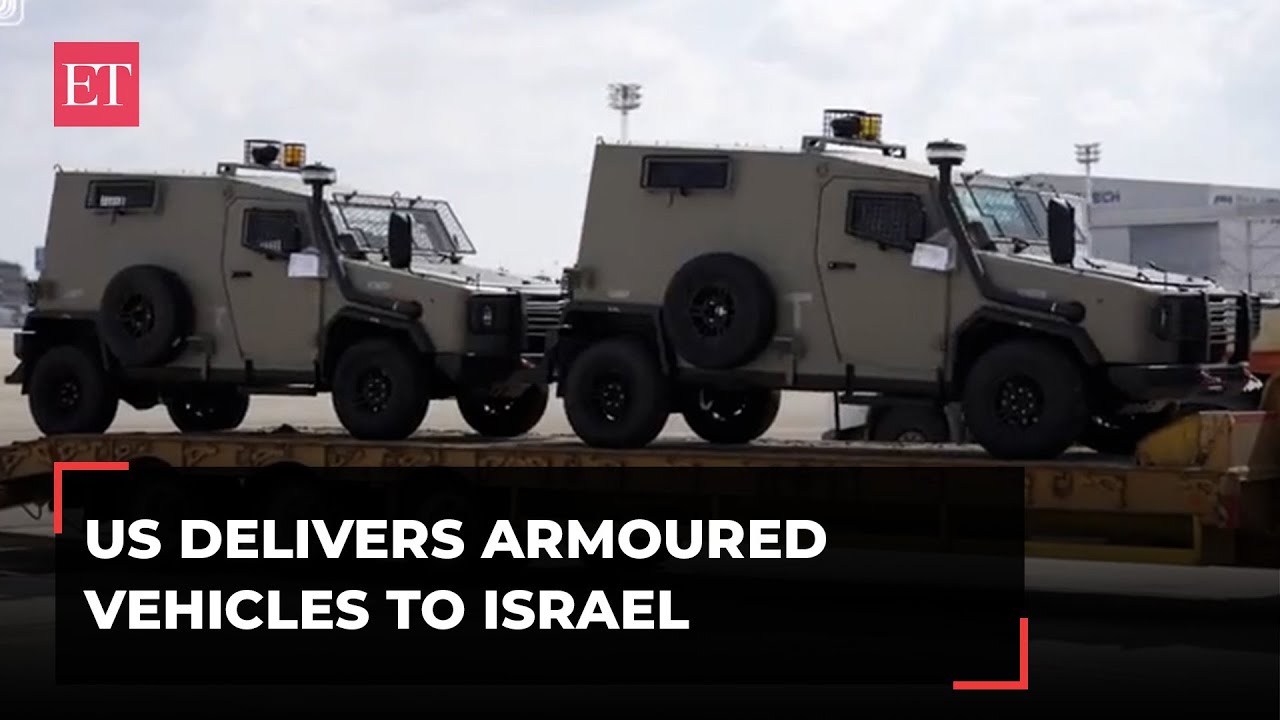 IDF gears up with US-sourced armored vehicle delivery - YouTube