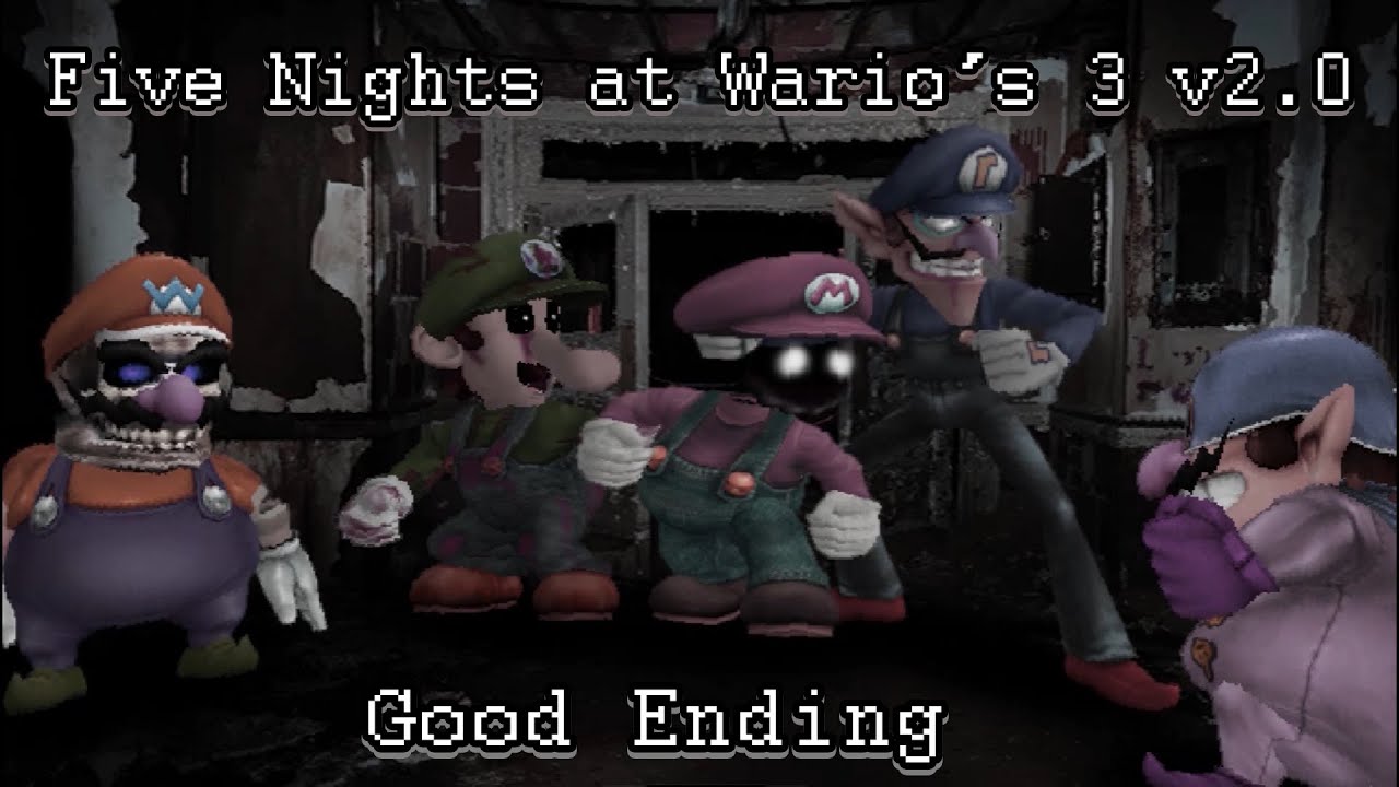 THEY ARE FINALLY FREE!!! | Five Nights at Wario's 3 v2.0 (Good Ending ...