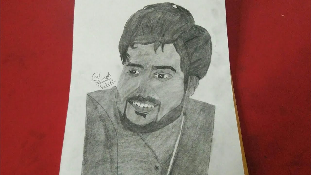 Drawing Darshan Raval Realistic or Hyperrealistic Pencil Art Sketch ...