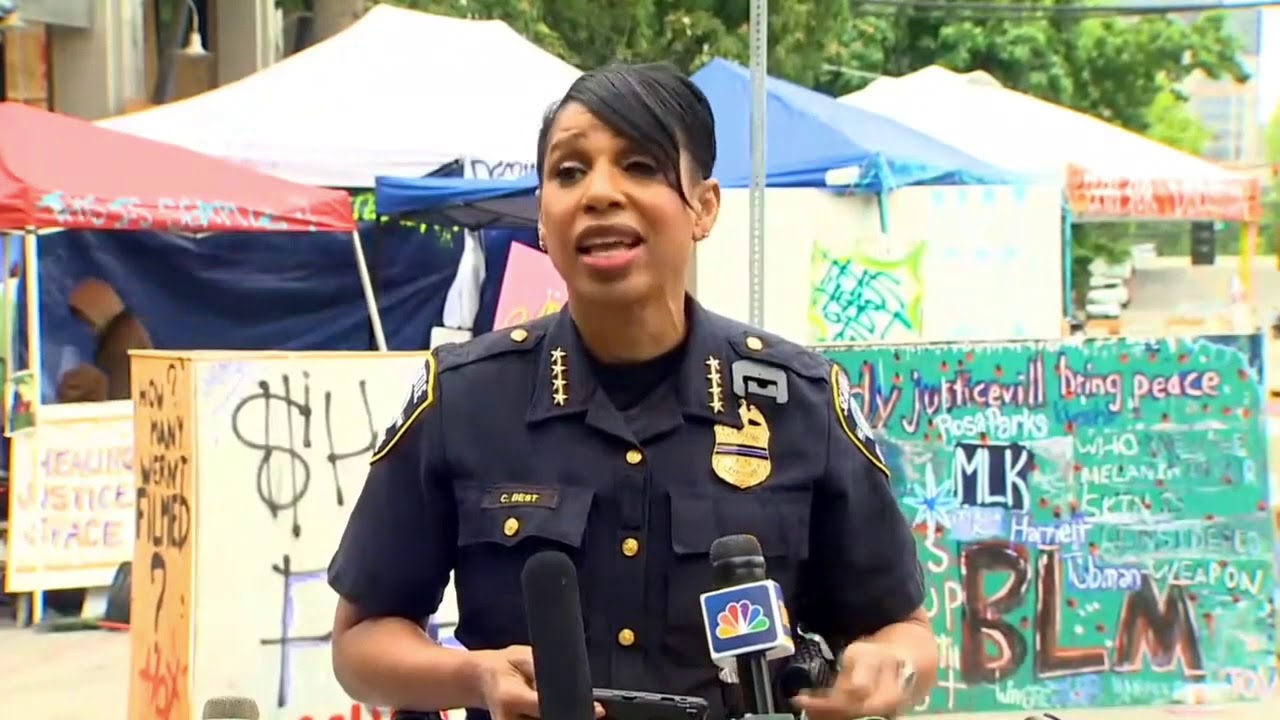 Seattle Chief Carmen Best Speaks on CHOP/CHAZ shooting on 6-29-2020 ...