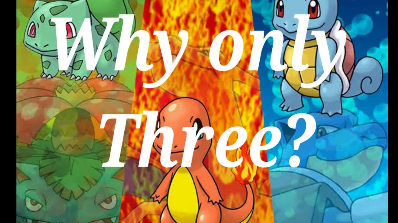 Why there are only three starter Pokemons ? - YouTube