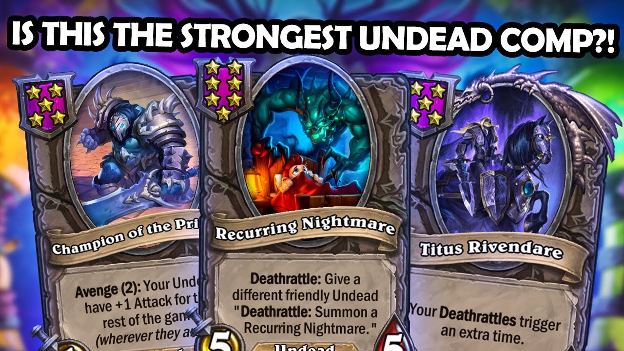 Recurring Nightmare Is BY FAR The STRONGEST UNDEAD EVER! | Hearthstone ...
