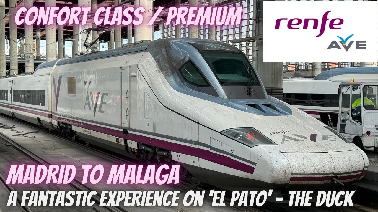 Madrid to Malaga - Premium class, Renfe’s best experience - YouTube