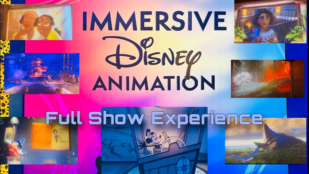 Immersive Disney Animation Full Show Experience Las Vegas Nevada - YouTube
