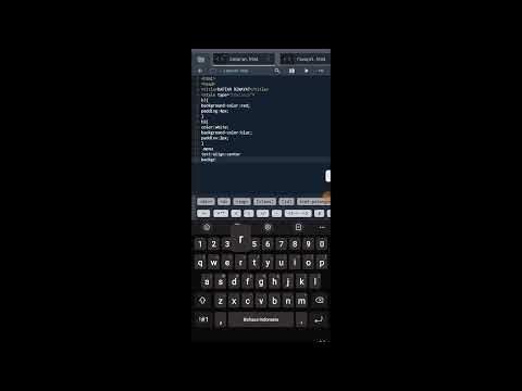 tutorial untuk membuat lamaran atau biodata diri dari struktur html di apk treb edit - YouTube
