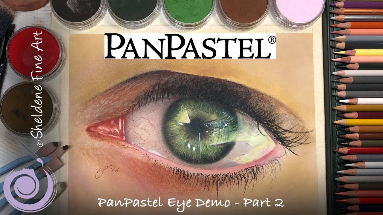 Part 2 || DEMO - PanPastel Eye - YouTube