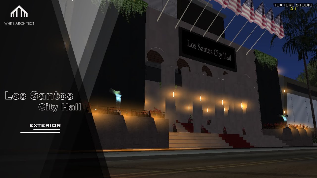 [SAMP] Los Santos City Hall Exterior - SAMP MAPPING - YouTube