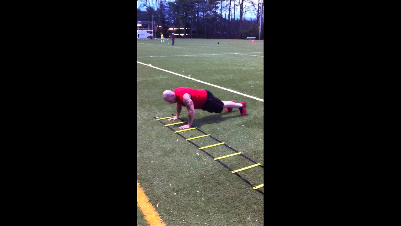 battle rope circuit 2 with Sklz Ladder - YouTube