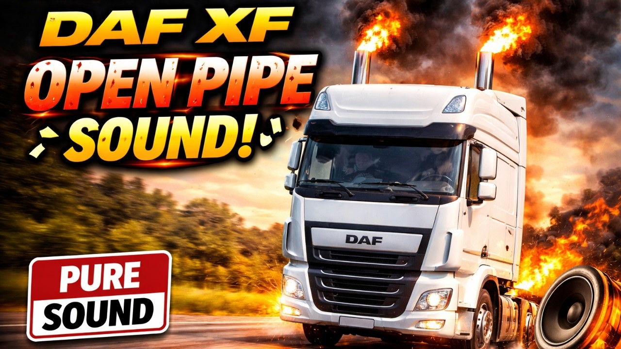 ETS 2 : Livraison en Daf xf open pipe - YouTube
