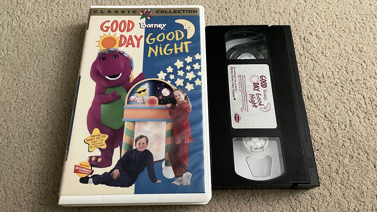 Opening And Closing To Barney’s Good Day, Good Night 1997 VHS - YouTube