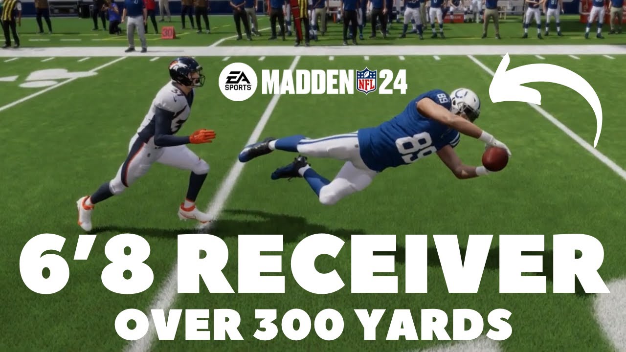 6'8 Wide Reciever | Madden 24 superstar Mode Wide Receiver WR - YouTube