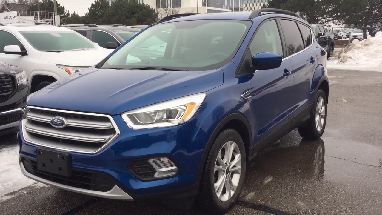 Blue 2017 Ford Escape SE FWD Review Oshawa null - Mills Motors Buick ...