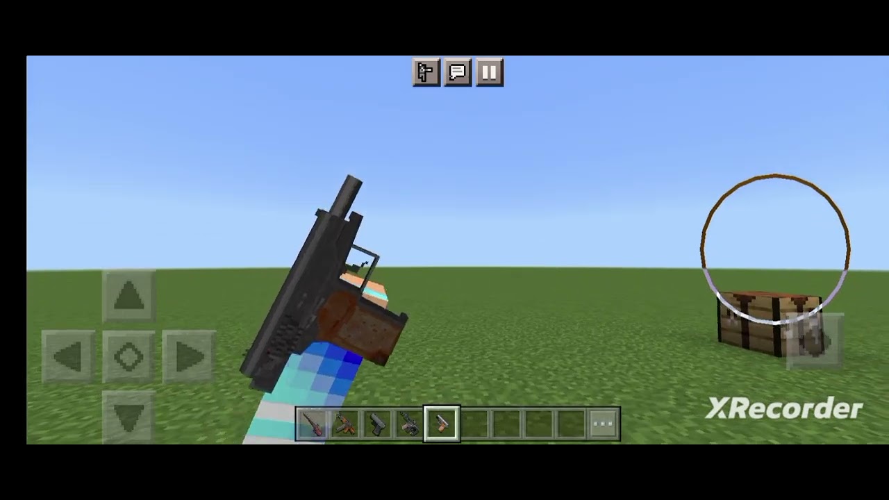 новый мод на 3D оружие "blessed guns" Minecraft ПЕ: - YouTube