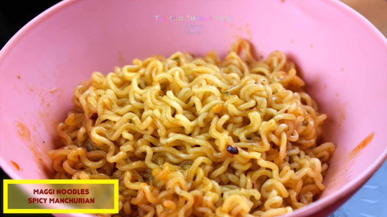 Maggi Manchurian noodles | Spicy Manchurian Flavour Noodles | 4K Video ...