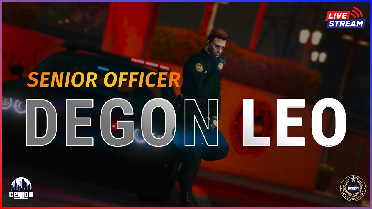 Senior Officer DEGON LEO is On Duty අදත් රණ්ඩු කරයිද? | CEYLON RP | Roleplay LIVE | CCPD | GTA V ...