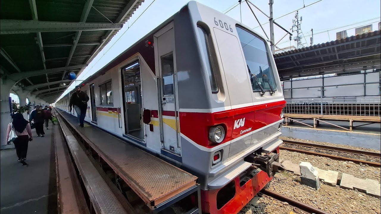 KRL Commuter Line TJ Priuk Line TM 6000 Jakarta Kota - Kp Bandan ...