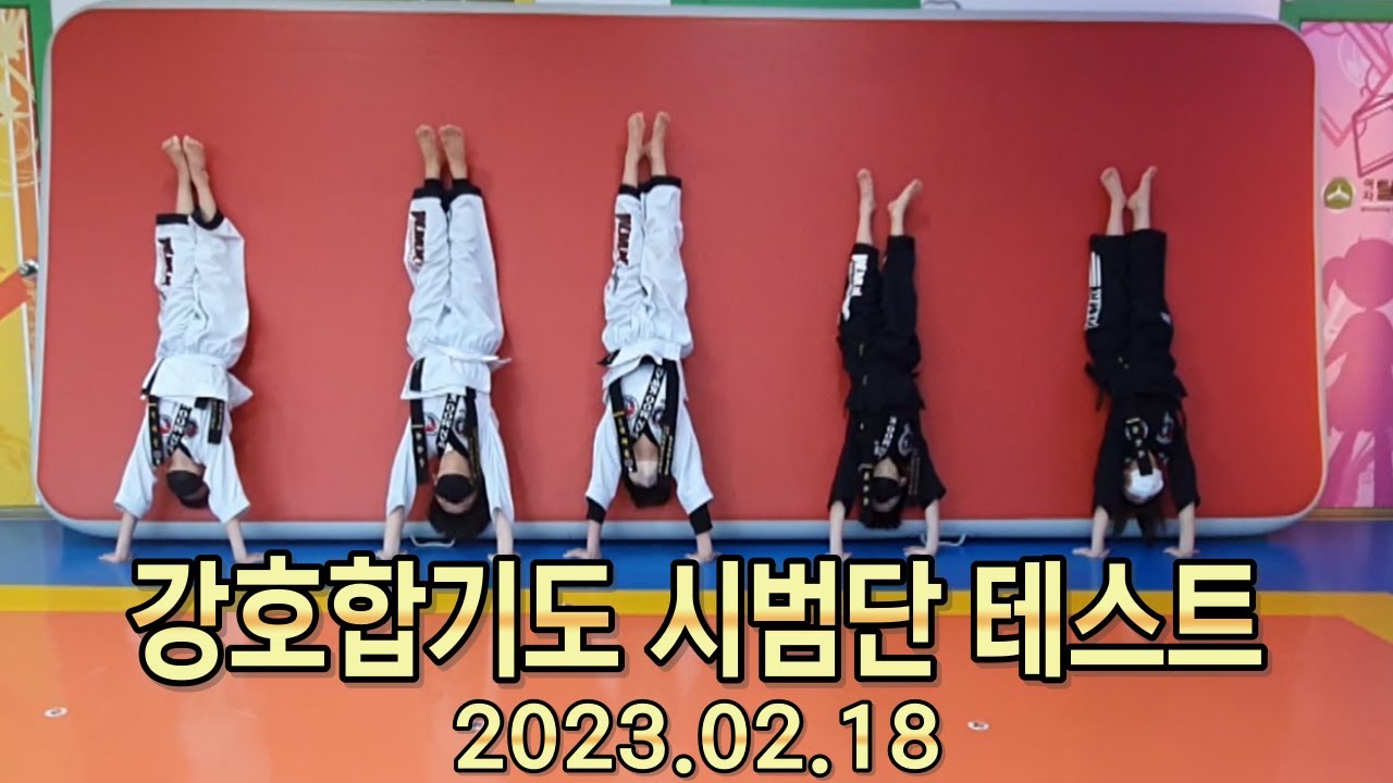wmk 강호 합기도 시범단 테스트 하는날_김하율 이현지 박재우 김강우 - YouTube