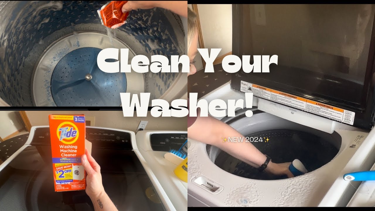 NEW HOW TO CLEAN YOUR WASHING MACHINE! |DEEP CLEAN QUICK AND EASY ...