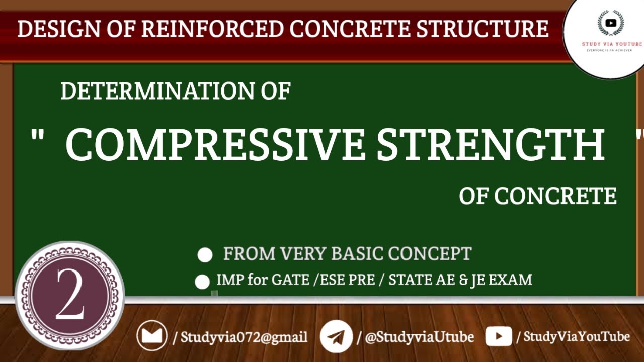 DESIGN REINFORCED CEMENT CONCRETE | DETERMINATION OF COMPRESSIVE ...