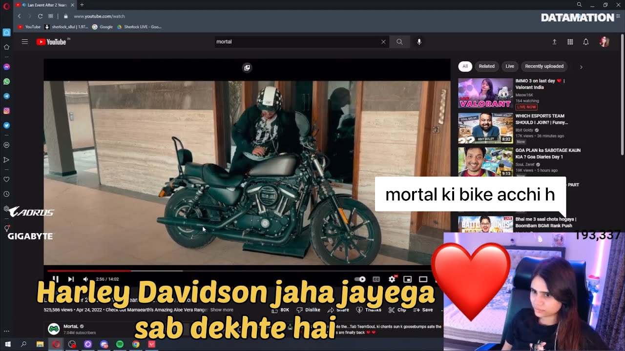sherlock react on mortal Harley Davidson ️🔥 - YouTube