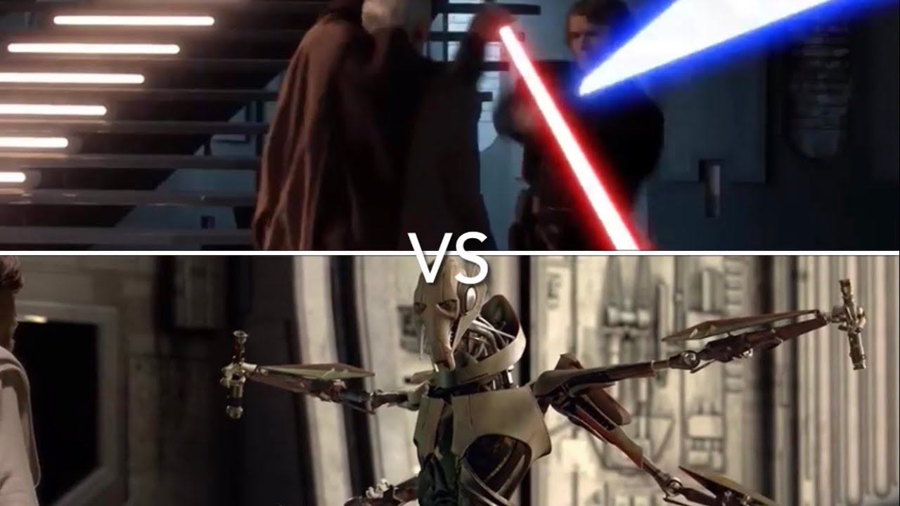 Anakin vs General Grievous - YouTube