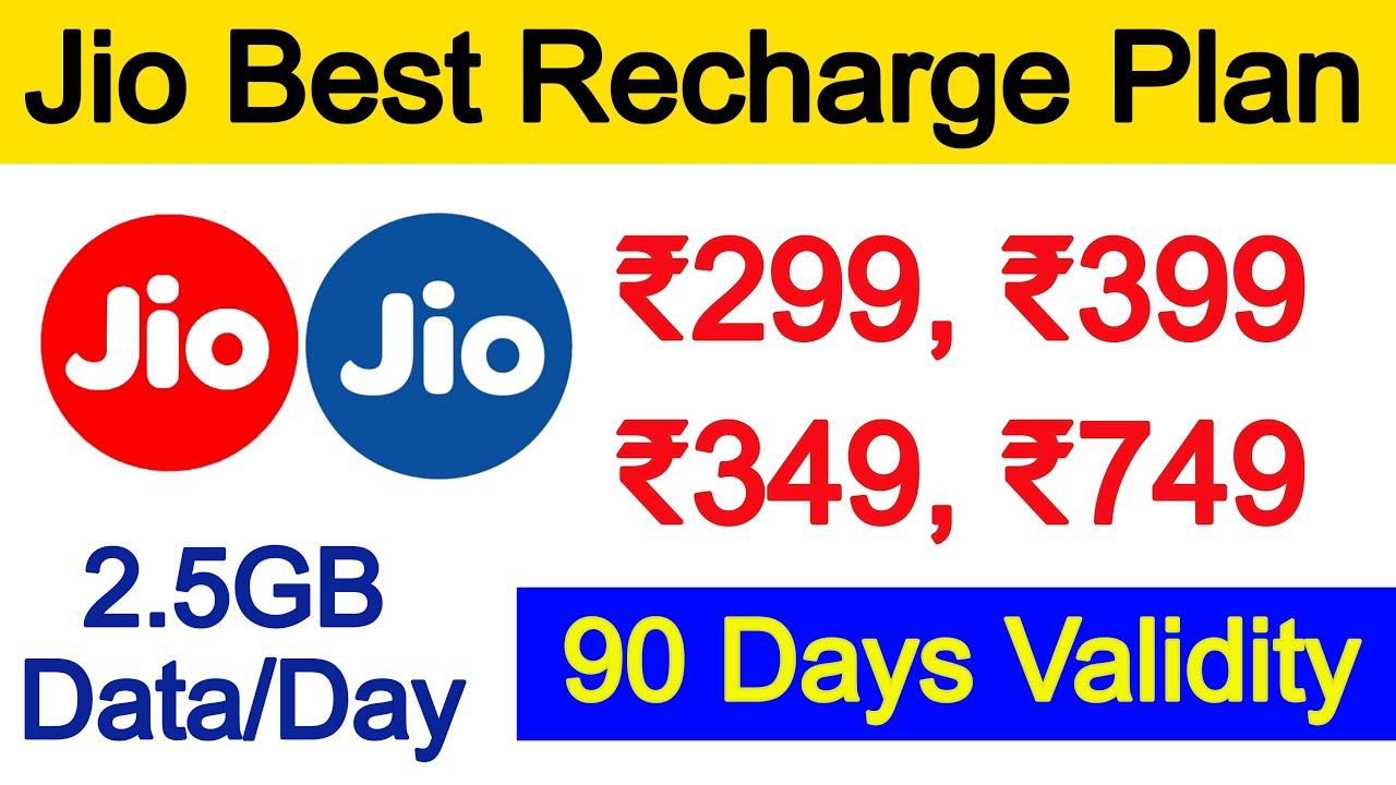 Jio best prepaid recharge plan || Jio validity plan || Jio new data ...